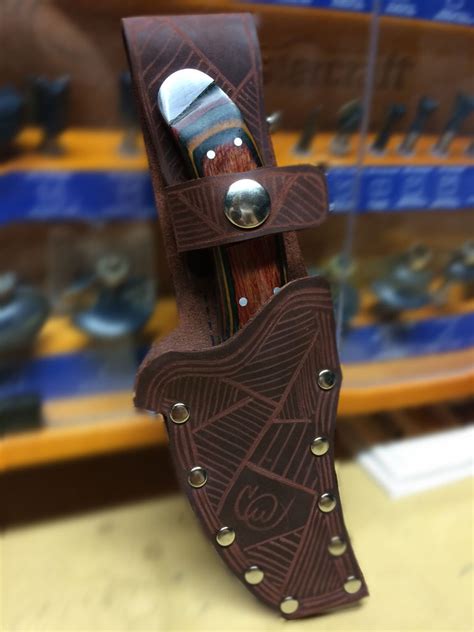 Ножны из кожи или как сделать чехол для ножа своими руками