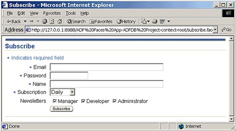 Using Oracle Adf Faces In Existing Jsf Applications