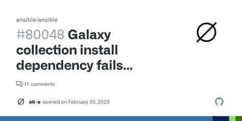 Galaxy Collection Install Dependency Fails Mysteriously · Issue 80048