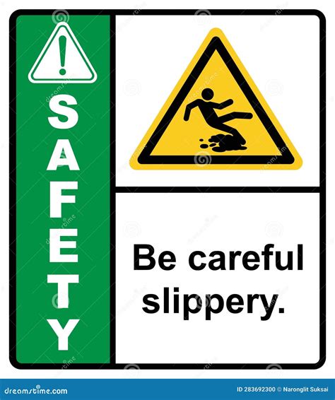 Be Careful Safety Signs
