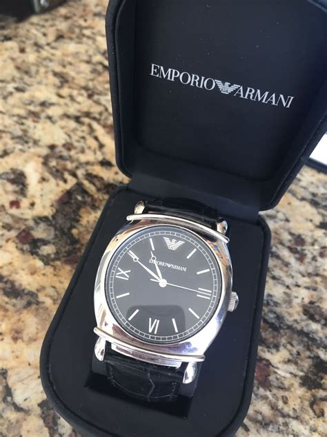 Relógio Empório Armani Pulseira De Couro Relógio Masculino Empório