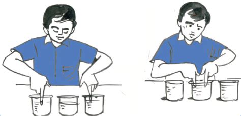 Feel Temperature In Temperature And Its Measurements Class 7 Science Experiment