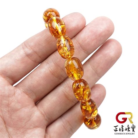 琥珀花珀 頂級金透花珀 16g 福祿棗珠 花珀手珠 其他珠寶品牌 Yahoo奇摩購物中心