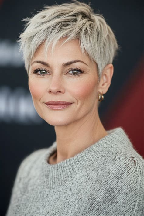 56 Age Defying Short Hairstyles For Women Over 50 With Thick Hair In