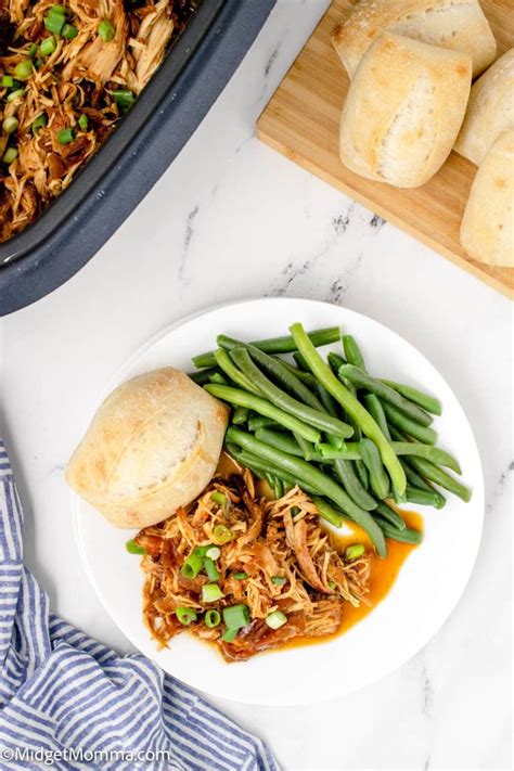 Slow Cooker Honey Garlic Chicken Recipe • Midgetmomma