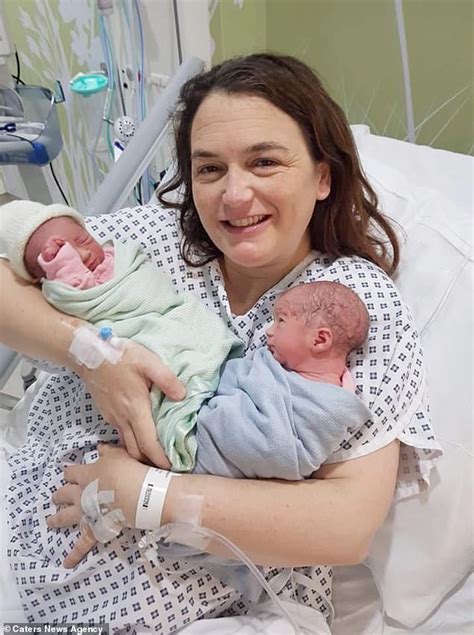 Woman 41 Gives Birth To Miracle Twins After Beating Cervical Cancer