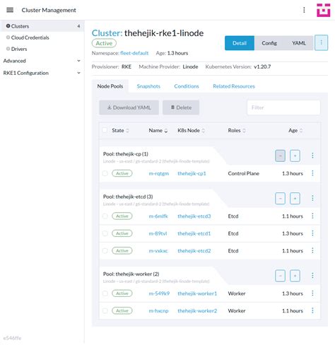Rke1 Node Pools Not Displayed In Cluster Management In Explorer · Issue