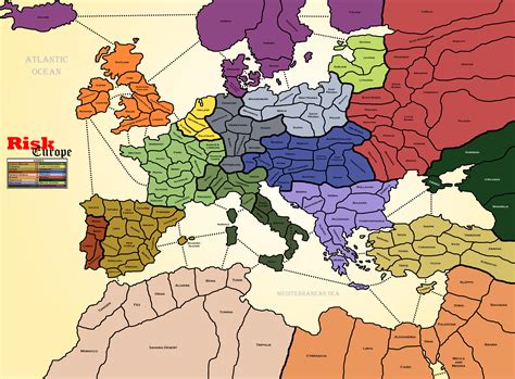 Risk Board Game Map