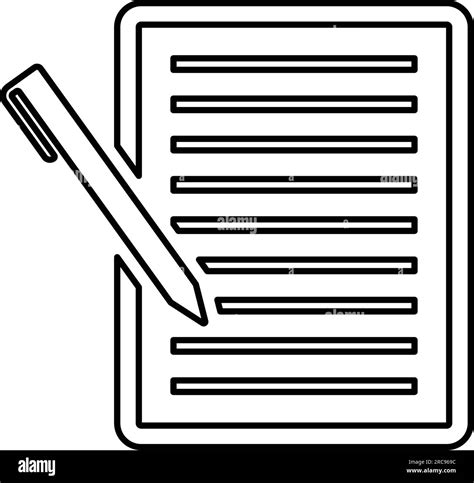 Writing Icon Commercial Use Printed Files And Presentations