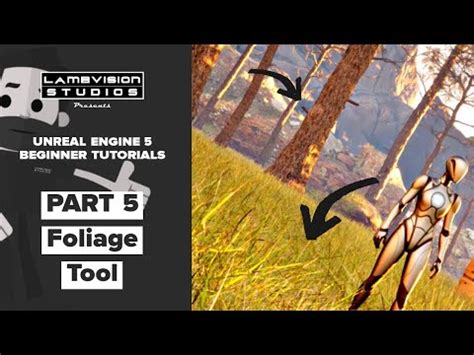 Unreal Engine 5.1 Tutorials Part 5 | Foliage Tool How to Add Grass & Trees - YouTube