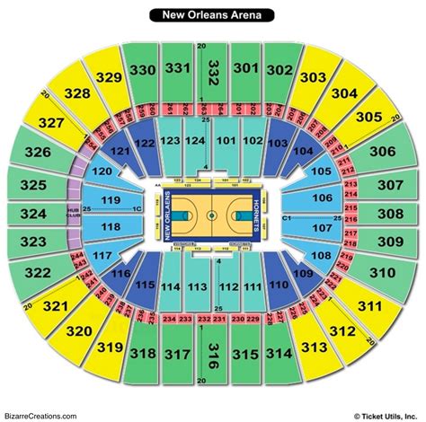 King Center Seating Chart