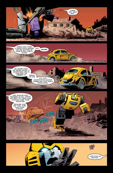 Read Online The Transformers Bumblebee Comic Issue 4