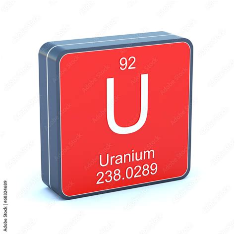 Uranium Periodic Table Symbol