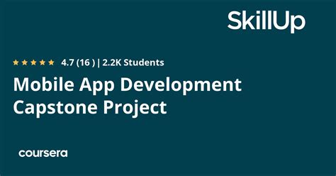 Mobile App Development Capstone Project Coursera