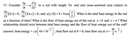 solved consider partial differential u partial