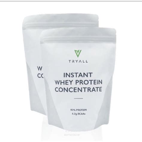 台灣 Tryall 無添加濃縮乳清蛋白 500g2袋，共1kg 蝦皮購物