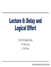 Understanding Delay And Logical Effort In Digital Circuits Course Hero