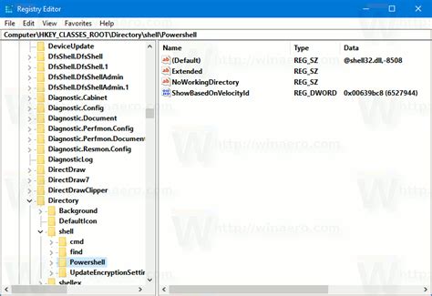 Remove Open Powershell Window Here From Context Menu In Windows 10