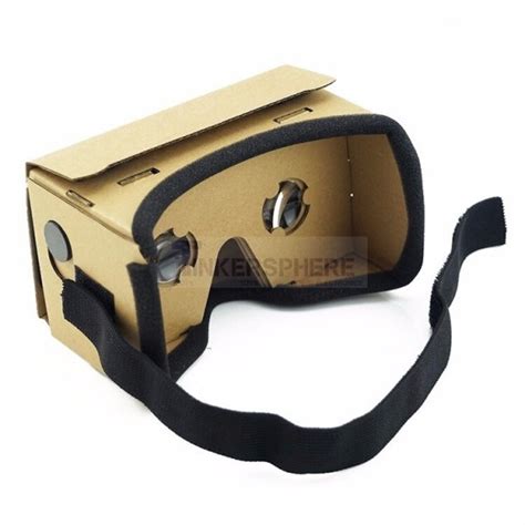 10 50 Google Cardboard Viewer V2 With Headstrap Tinkersphere