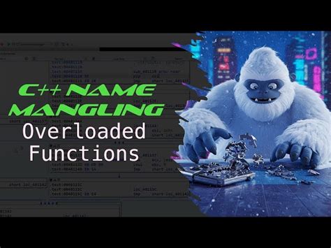 Free Video C Name Mangling Investigating Overloaded Functions From