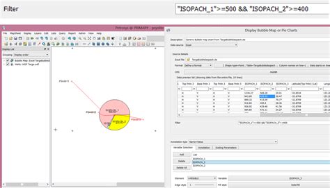 Displaying Data Using Bubble Maps Petrosys