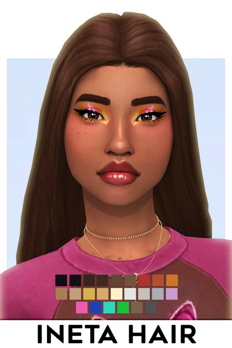 Imvikai Ineta Hair By Imvikai Base Game Emily Cc Finds