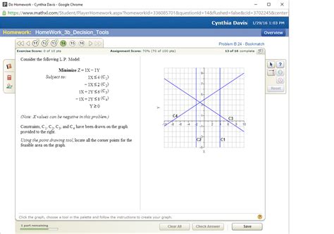 Solved Consider The Following L P Model Minimize Z 1x 1y