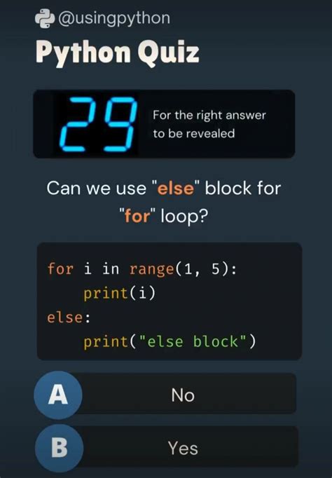 Python Todays Quiz Comment Down The Right Answer Follow For