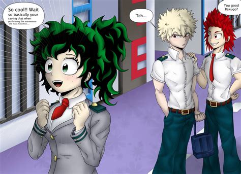 Fem Deku Au Jealousy By Oopsiecube On Deviantart