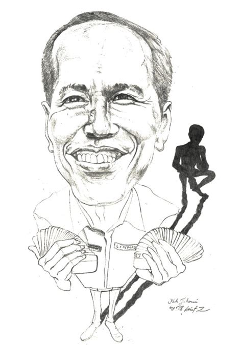 Kumpulan Contoh Gambar Sketsa Jokowi Informasi Masa Kini