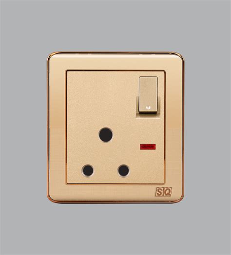1 Gang 15a 3 Pin Socket With Indicator Sq Group Total Green Power Solution