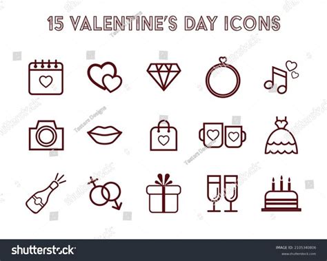 Valentines Day Icon Set