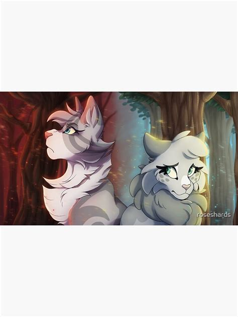 Ivypool And Dovewing Poster For Sale By Roseshards Redbubble