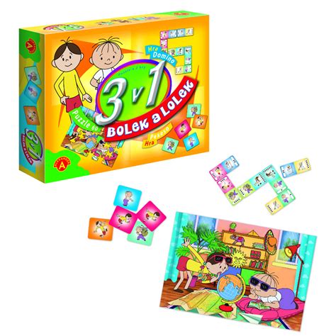 Bolek a Lolek 3v1 Hračky Domino