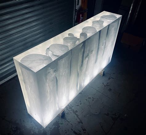 Hollow Logs In Huge Clear Epoxy Resin Block — Resino Epoxy Resin And Wood Furniture