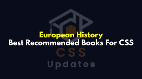 European History Books For Css Pdf Css Updates
