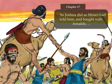 Battle With The Amalekites Exodus 178 16 Pnc Bible Reading