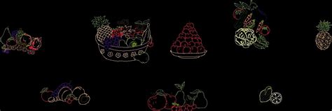Drawings Of Fruits And Vegetables DWG Block For AutoCAD Designs CAD