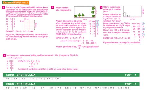 Çarpanlar ve Katlar Maksimum Matematik