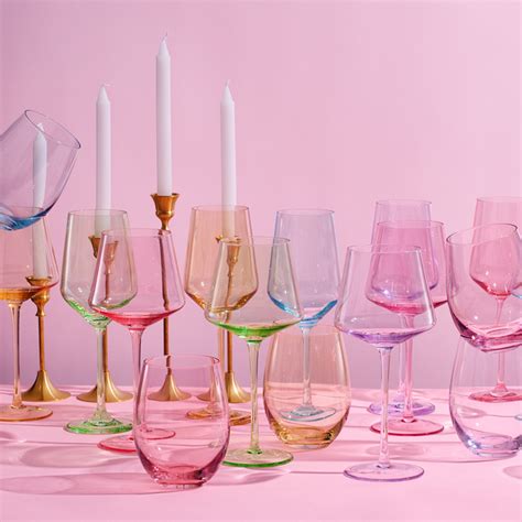 Monet Stemmed Wine Glassware Set Of 6
