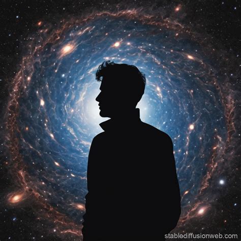 Cosmic Human Form Merge Stable Diffusion Online