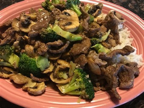 Stir Fry Beef Mushrooms And Broccoli No Soy Sauce Fast And Easy
