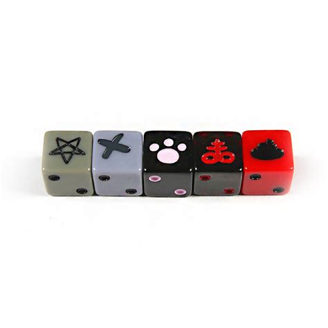 The Binding Of Isaac Four Souls Unholy Rollers Dice Set Nicalis