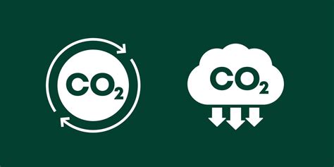 Carbon Offset And Co2 Gas Reduction Icons 50465580 Vector Art At Vecteezy