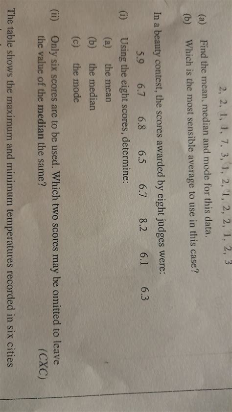 A Find The Mean Studyx