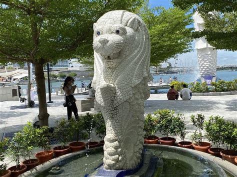 싱가포르의 랜드마크 머라이언 파크 트립닷컴 싱가포르