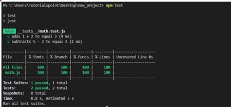 Jest Installation Jest Installation