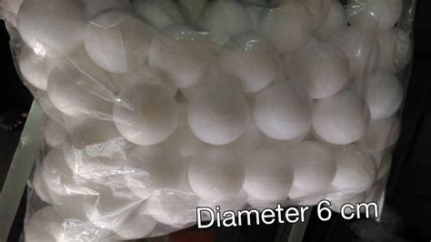 Jual Bola Bola Gabus Strerofoam Styrofoam 6cm Dekorasi Hiasan Bahan