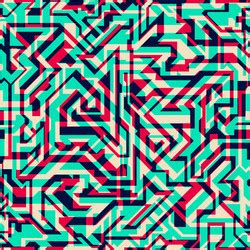 Abstract Geometric Triangle Seamless Pattern Vector Image