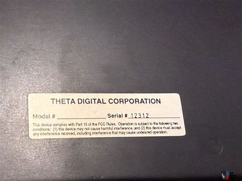 Theta Digital Ds Pro Basic Iii Dac Photo 5455194 Us Audio Mart